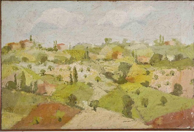 Franco Marzilli, Landscape, Oil Painting, 1970s for sale at Pamono