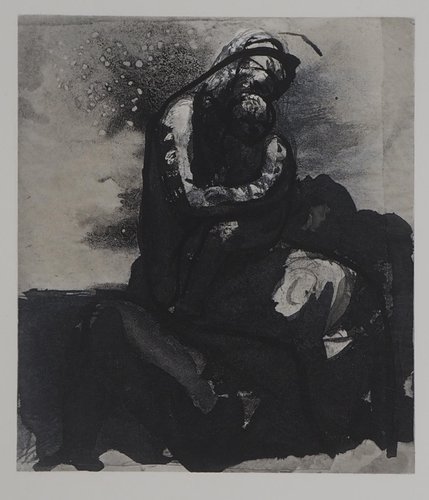 After Auguste Rodin, The Mother and Her Child, Engraving for sale at Pamono