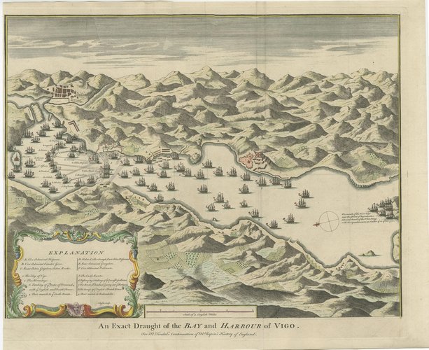 Battle of Vigo Bay or Rande, 1702, Paper for sale at Pamono