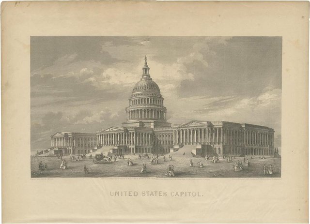 Johnson, United States Capitol, 1872, Paper for sale at Pamono