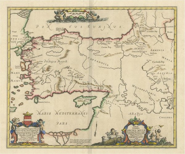 Map of the Region Involved in the Conquest of Cyrus the Great for sale ...