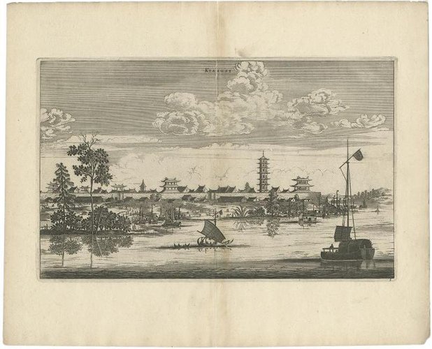 Johannes Nieuhof, City of Jiangxi, Formerly Romanized as Kiangsi, China ...