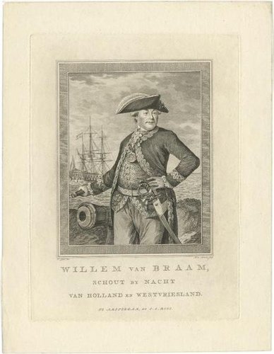 Sallieth, Portrait of Willem Van Braam, 1780, Paper for sale at Pamono