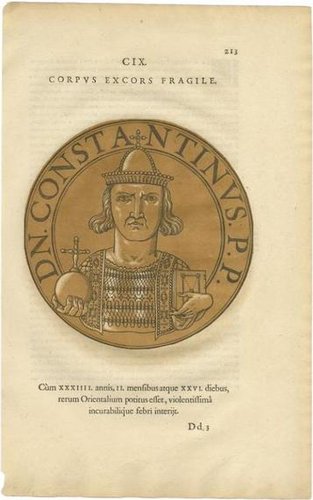 Goltzius, Portrait of Constantine IV, 1645, Paper for sale at Pamono