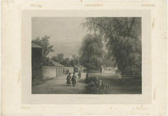 Himely, Illustration of the Surabaya River, Java Island, Indonesia ...
