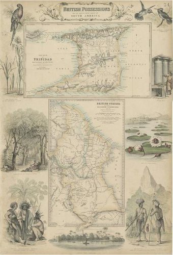 British Possessions on the North West Coast of South America, 1860 for ...