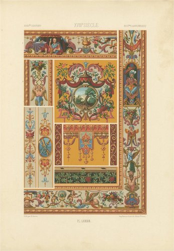 Neoclassical and Chinoiserie Motifs, Paper for sale at Pamono