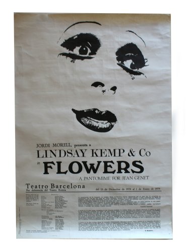 Flowers Play Poster, 1978 for sale at Pamono