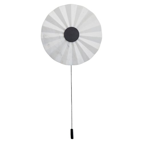 Oru 45 Marble Wall Lamp in Powder-Coated Steel and Marble by Stella ...