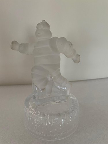 Michelin Figurine in Crystal, 1980s for sale at Pamono
