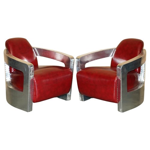 Set of Aviator Rocket Lounge Chairs for sale at Pamono