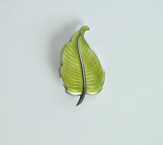Vintage Danish Brooch in Gilded Sterling Silver by Volmer Bahner, 1960s ...