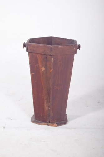 Mid-Century Portuguese Hexagonal Trash Can, 1950s for sale at Pamono