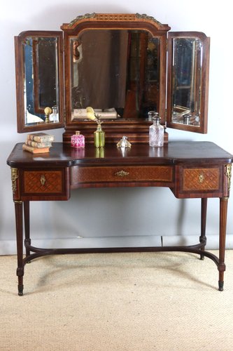 Napoleon III Marquetry Dressing Table for sale at Pamono