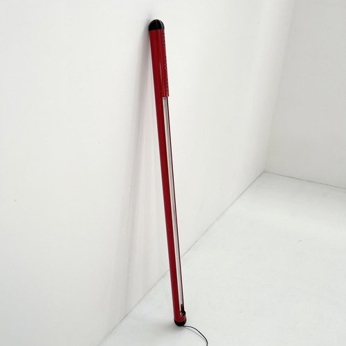 Large Red Neon Tube Light from Fosnova, 1980s for sale at Pamono