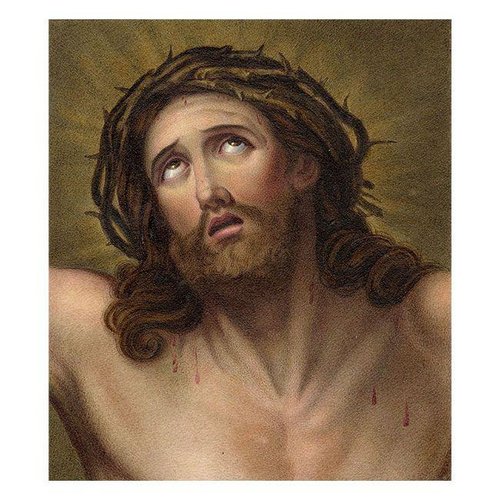 After Guido Reni, Christ with Crown of Thorns, 1800s, Watercolour ...