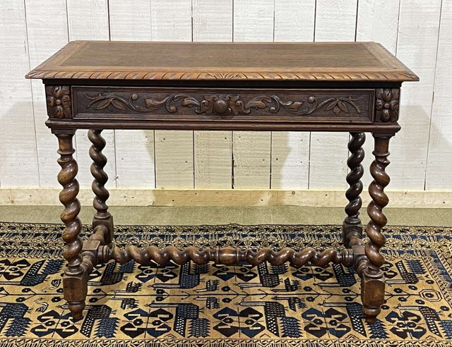 Henry II Oak Desk, Early 20th Century for sale at Pamono
