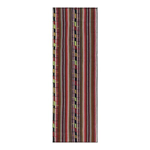 Vintage Chaput Kilim Rug with Red and Brown Stripes, 1950s for sale at ...