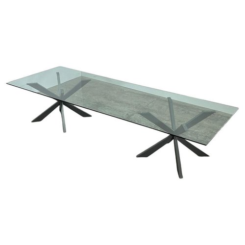 Custom Spyder Dining Table in Glass from Cattelan Italia for sale at Pamono