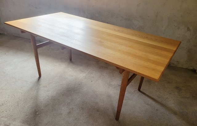 Vintage AT327 Dining Table in Oak by Hans J. Wegner for Andreas Tuck ...