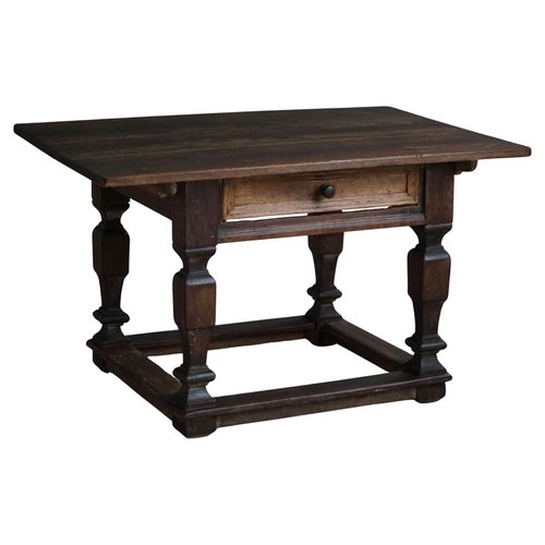 Antiker Barock Tisch aus Eiche, 1890er bei Pamono kaufen