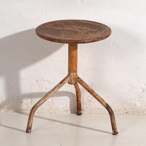 Industrial Style Metal Stool, 1950 for sale at Pamono