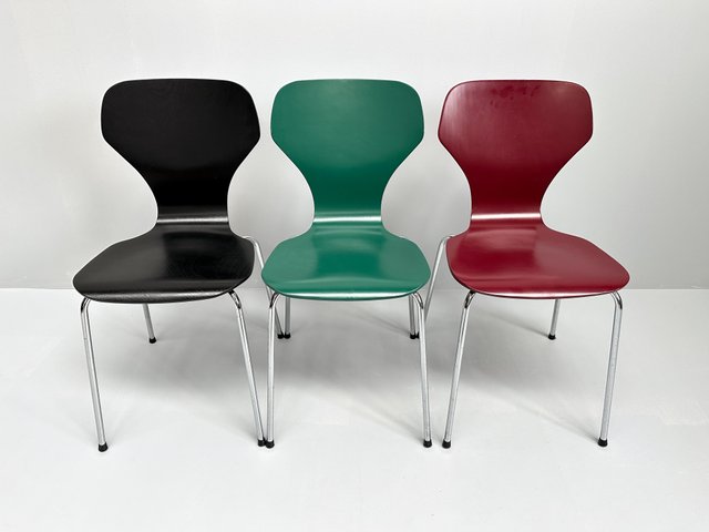 Danish Modern Chairs from Phoenix, Denmark, 1990s, Set of 3 for sale at ...