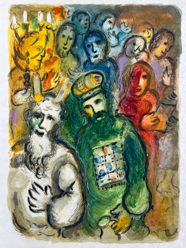 Marc Chagall, So went Moses and Aaron, and gathered all the Elders of ...