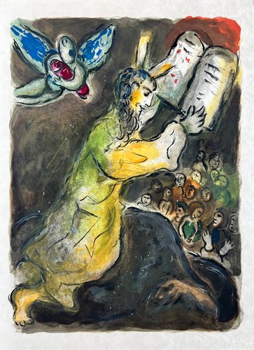 Marc Chagall, Then Moses assembled all the Congregation of the children ...