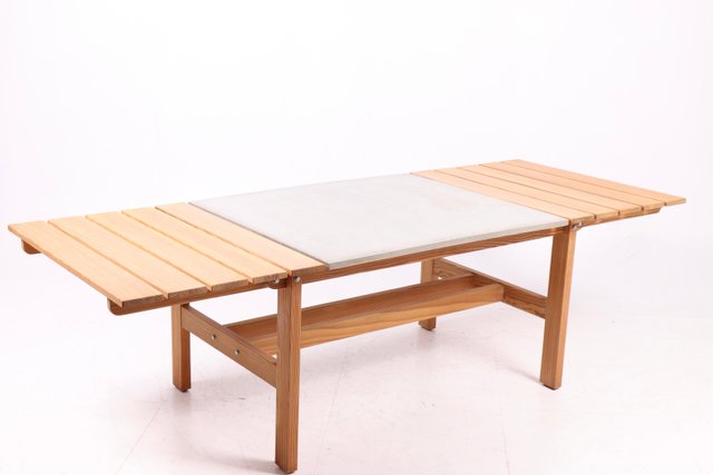 Dining Table with Drop Leaves in Oregon Pine from Eilersen, Denmark ...