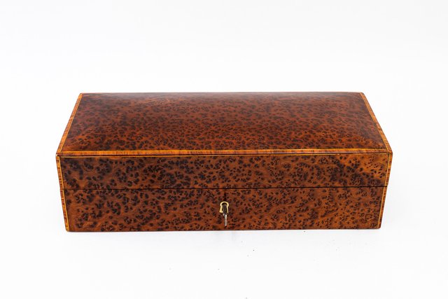 Maple Cigars and Cigarettes Box with Inlay on Edges, 1920s for sale at ...