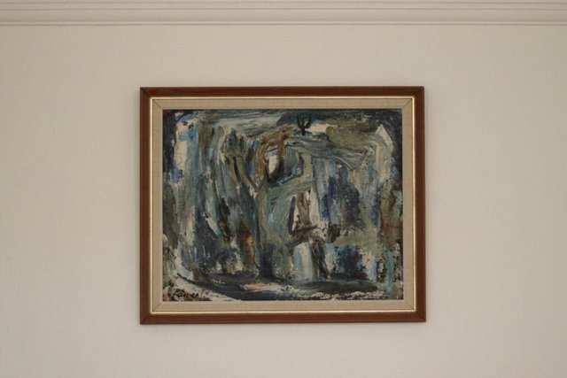 Lars Herder, Flow, 1960s, Oil on Panel for sale at Pamono
