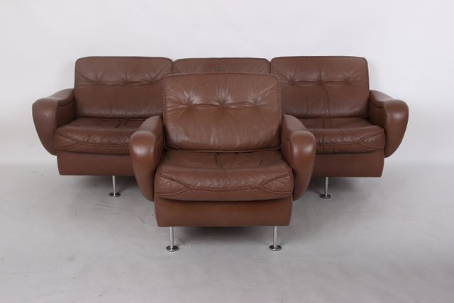 Model MS-75 Sofa and Armchair by Madsen & Schübel, 1960s, Set of 2 for ...