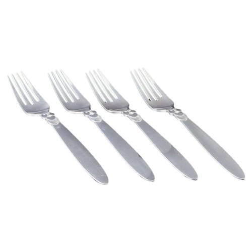 Large Sterling Silver Dinner Forks in the Cactus Pattern from Georg ...