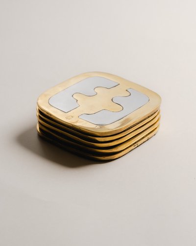 Coasters from David Marshall, 1970s, Set of 5 for sale at Pamono