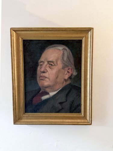 Portrait of British Actor Charles Laughton, 1950, Oil on Canvas for ...