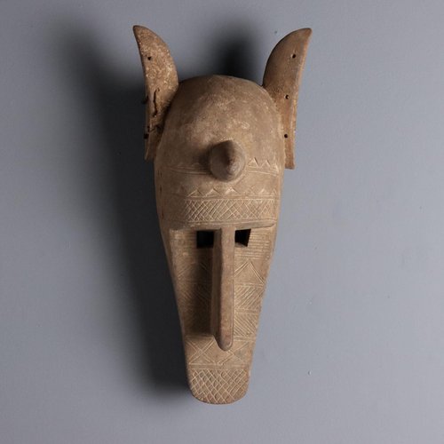 African Hyena Mask in Wood for sale at Pamono