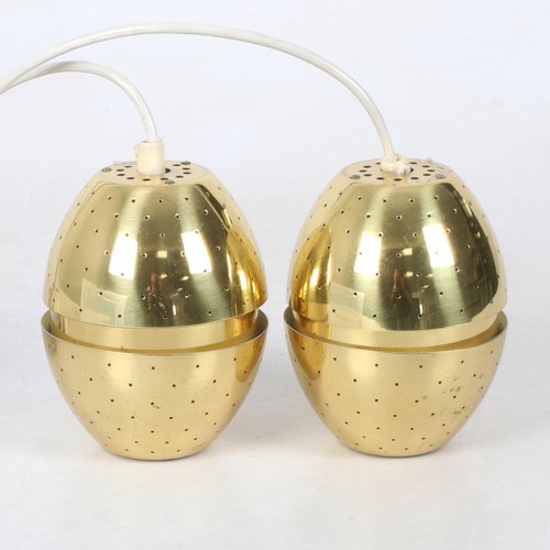 Vintage Window Lamps in Brass by Hans Agne Jakobsson, 1960s, Set of 2 ...