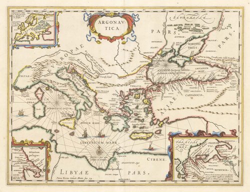 Map of Jason and the Argonauts for sale at Pamono