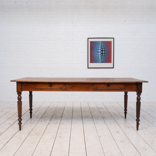 Antique Farmhouse Dining Table, 1900 for sale at Pamono