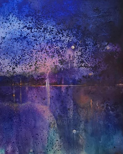 Barbara Hubert, Galaxy 3, 2025, Oil on Canvas for sale at Pamono