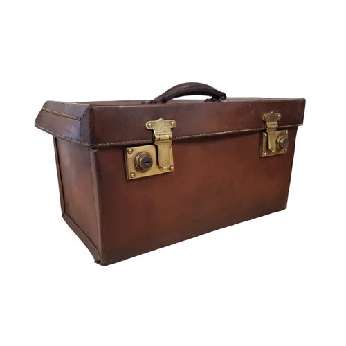 Small Travel Trunk from Aux Etats Unis, 1908 for sale at Pamono