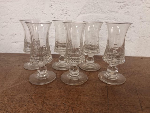 Digestif Glasses, 1930s, Set of 6 for sale at Pamono