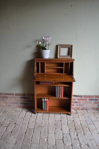 Antique Oak Student Desk for sale at Pamono