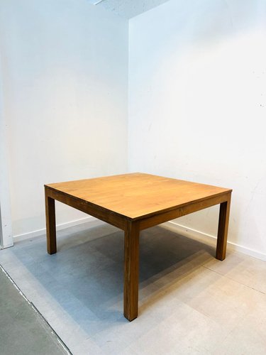Square Dining Table in Teak for sale at Pamono