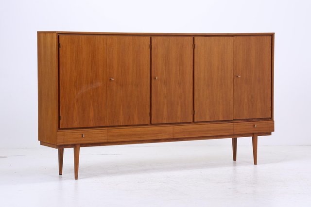 Mid-Century Highboard with Drawers, 1960s for sale at Pamono