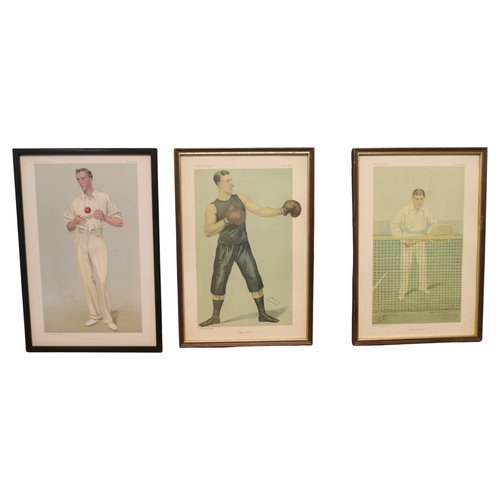 Vanity Fair Sport Themed Spy Illustrations, 1890s-1900s, Prints, Set of ...