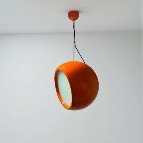 Orange Pallade Pendant by Studio Tetrarch for Artemide, 1960s for sale ...