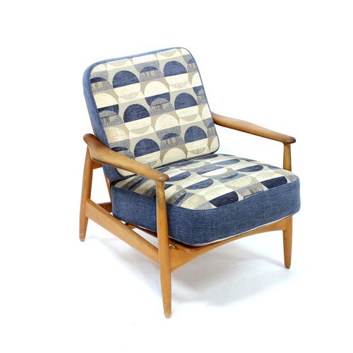 FD 161 Lounge Chair in Teak and Beech by Arne Vodder for France & Søn ...