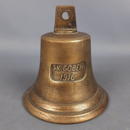 Antique SK-Goben Ship Bell in Bronze, 1916 for sale at Pamono